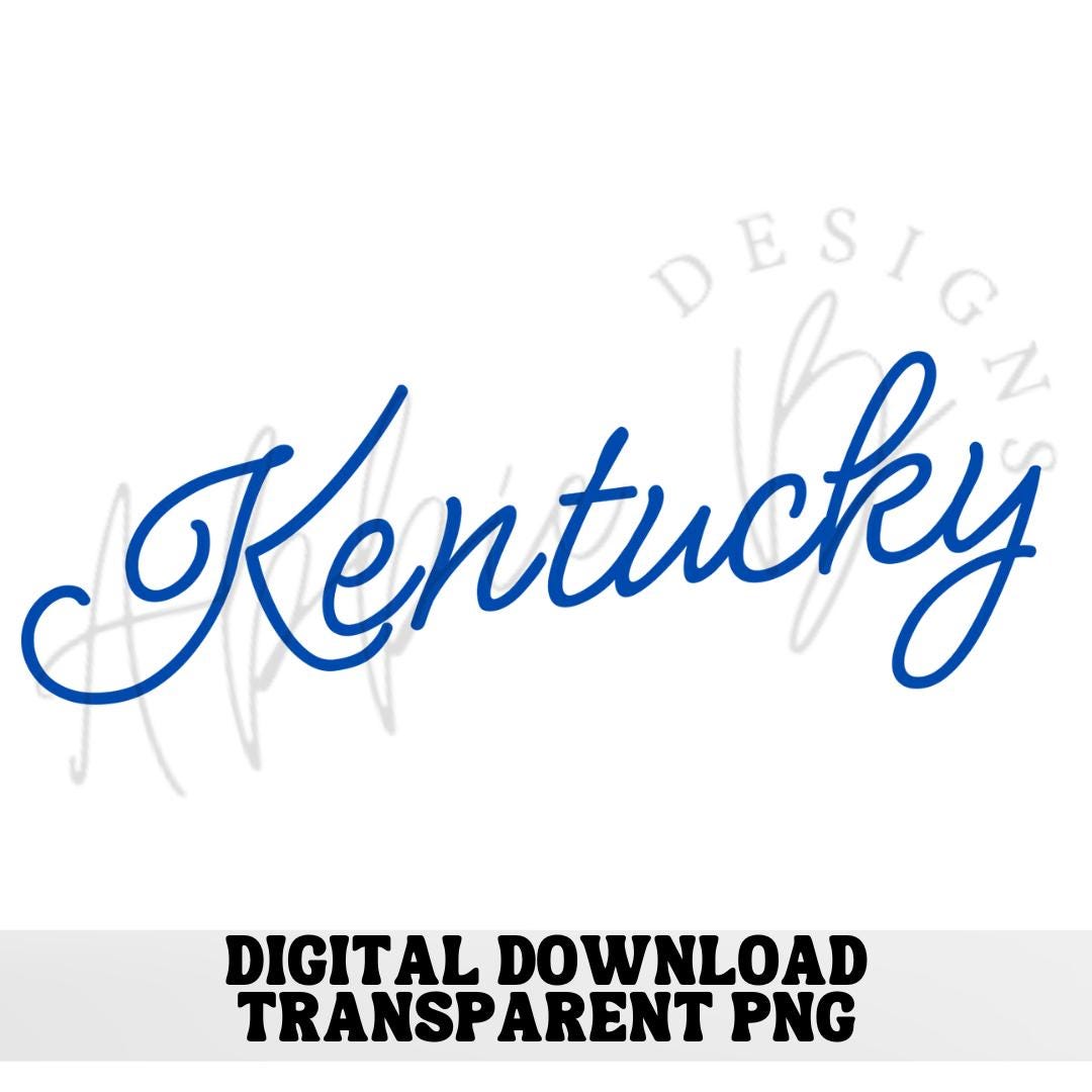Kentucky Gameday Shirt Transparent PNG - KY Png, Kentucky Hand-lettered ...