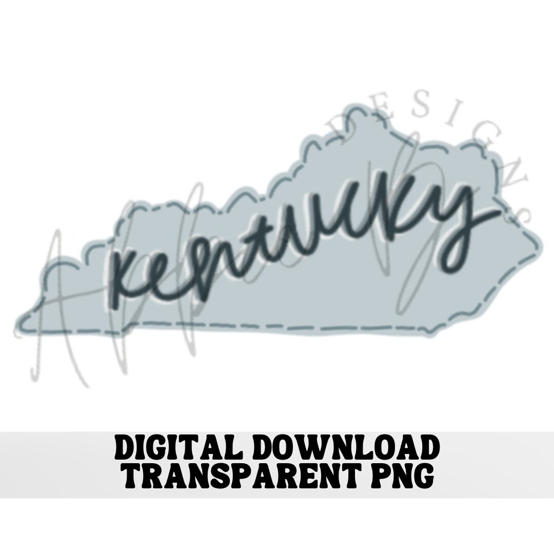 Kentucky State Transparent Png / Cut File / Cricut / Clip Art ...