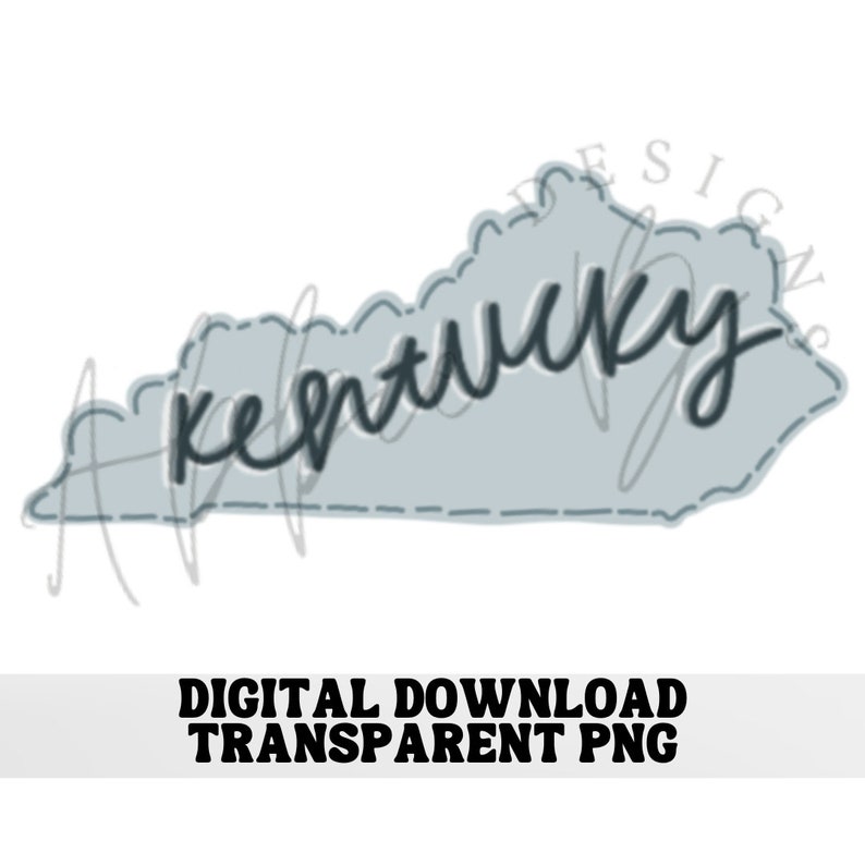 Kentucky State Transparent Png / Cut File / Cricut / Clip Art ...