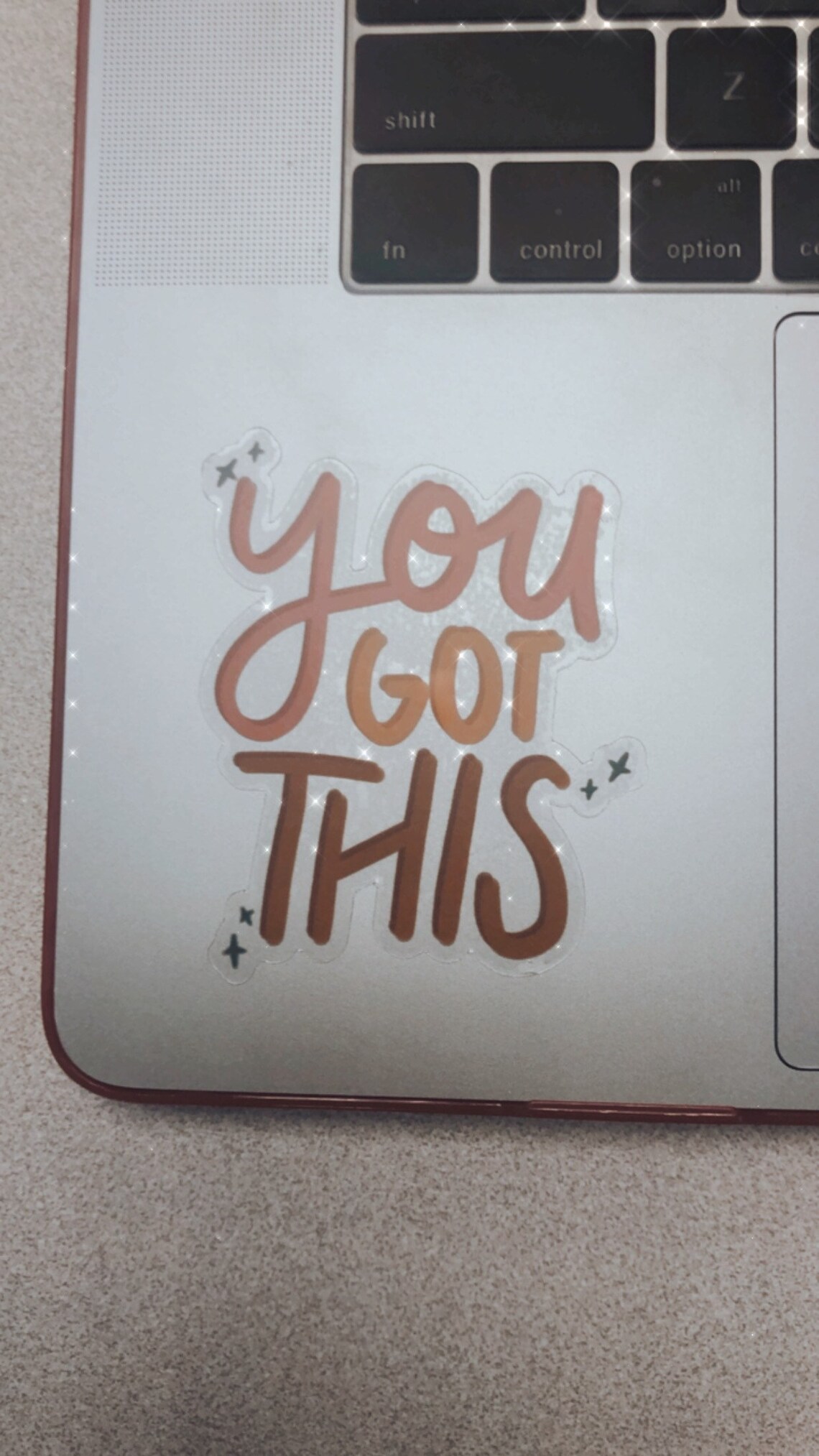YOU GOT THIS Sticker Clear Waterproof Sticker | Etsy