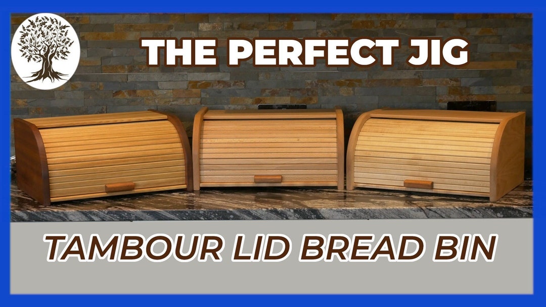 Instructions on Making a Tambour Lid Bread Bin Jig - Etsy