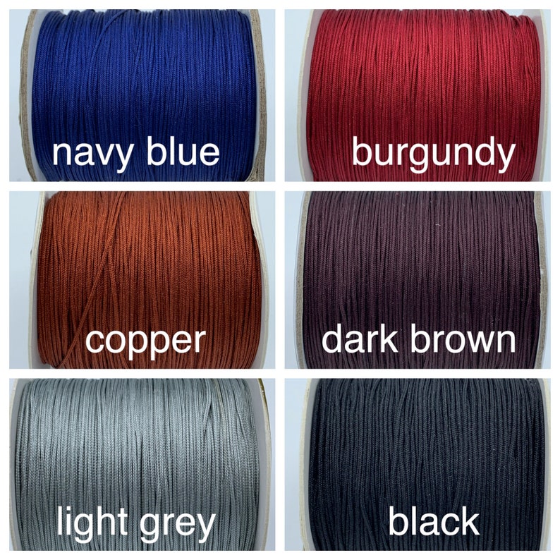 0.8mm 130 yards Braided NYLON Cord Nylon Silk Chinese Knot | Etsy