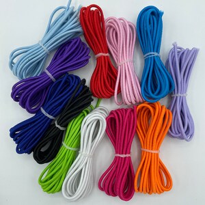 25 Yards 2mm Bundle Round Elastic Stretchy Flexible Thread - Etsy