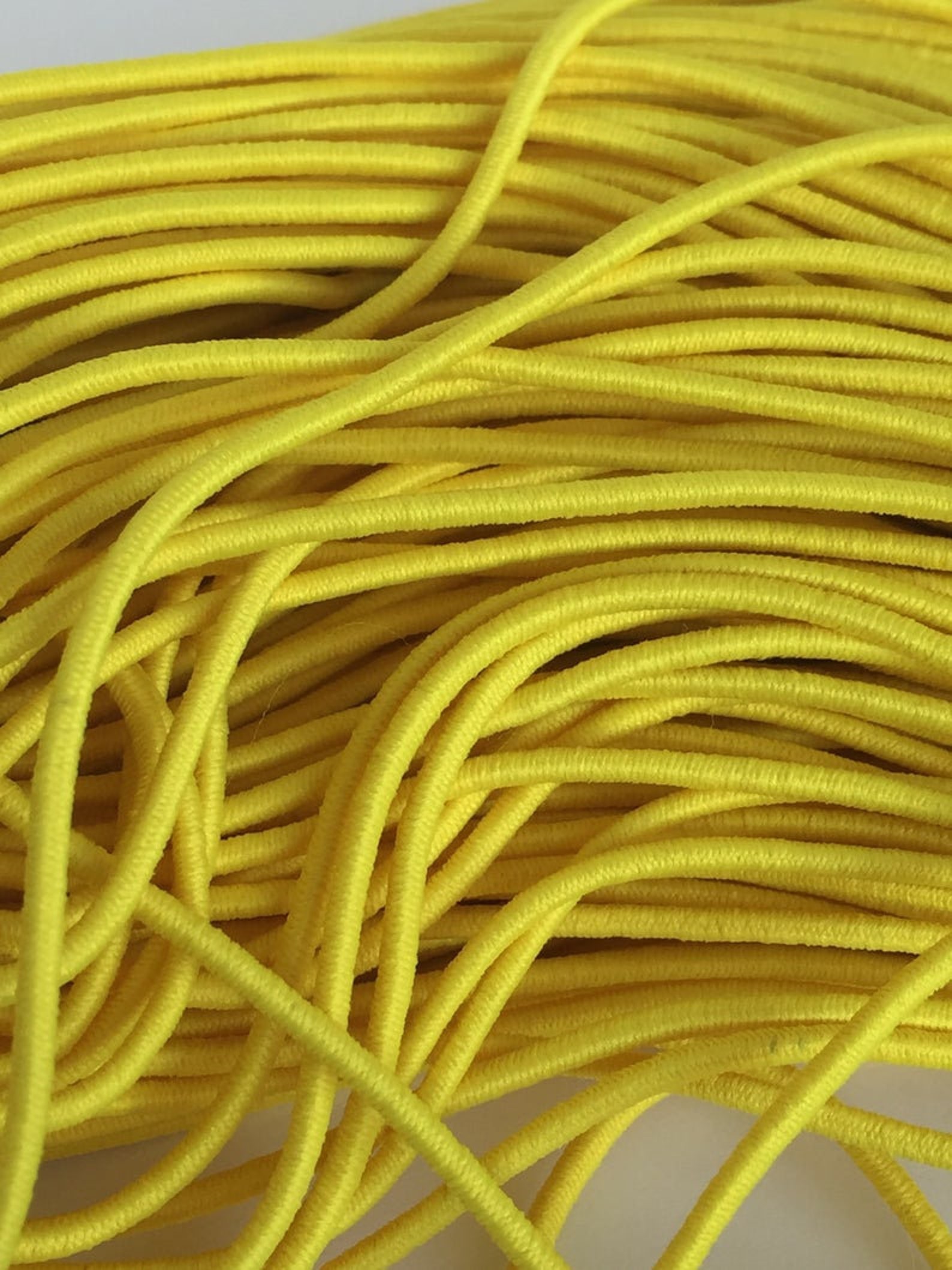 25 Yards 2mm Bundle Round Elastic Stretchy Flexible Thread String Cord ...