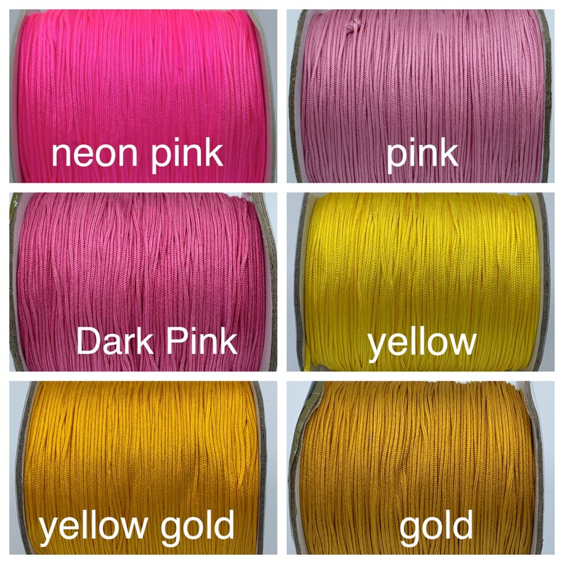 0.8mm 130 yards Braided NYLON Cord Nylon Silk Chinese Knot | Etsy