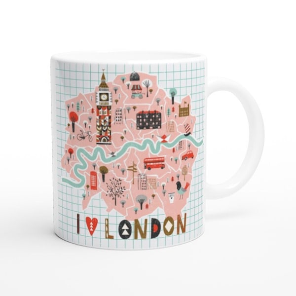 London Map - Etsy