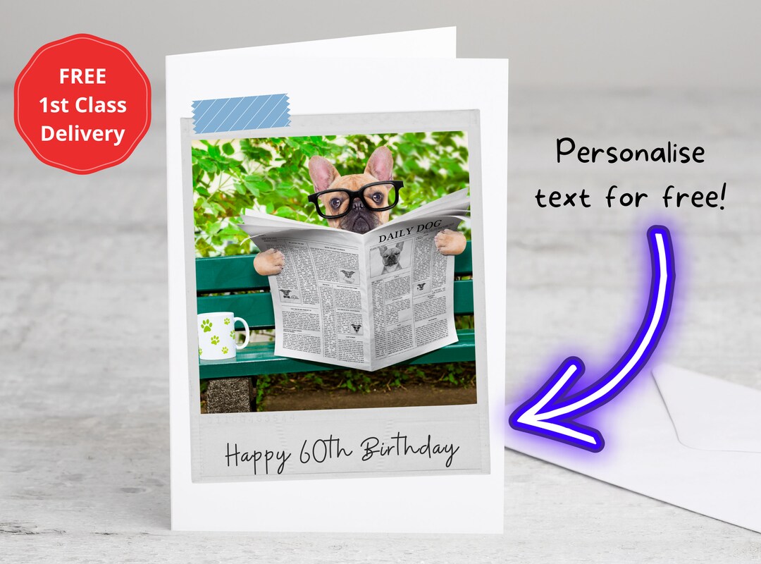 Frenchie Greeting Card Funny Frenchie Card Frenchie Birthday Card ...