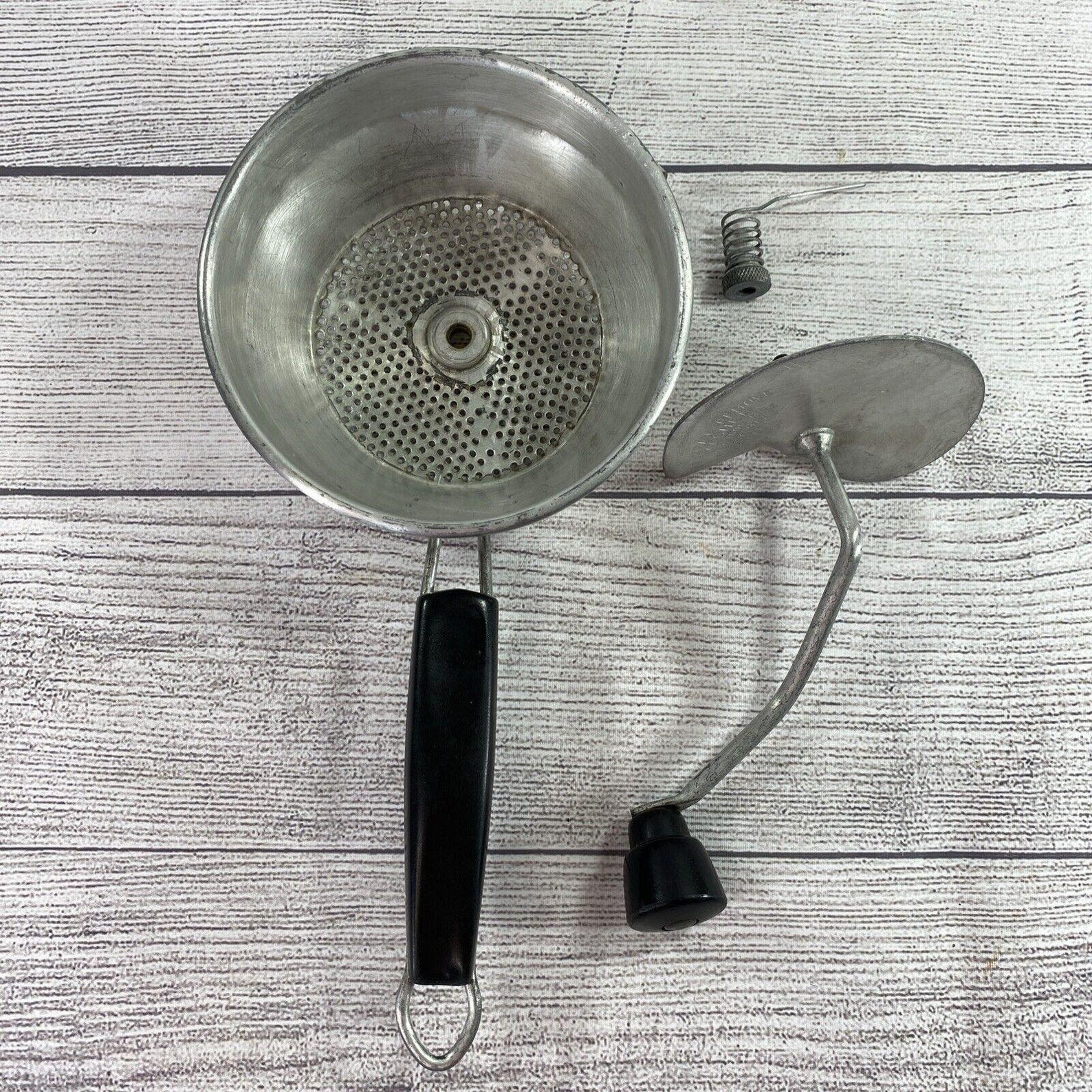 Vintage FOLEY FOOD MILL Aluminum Pat. 2051095 Ricer Masher Strainer ...