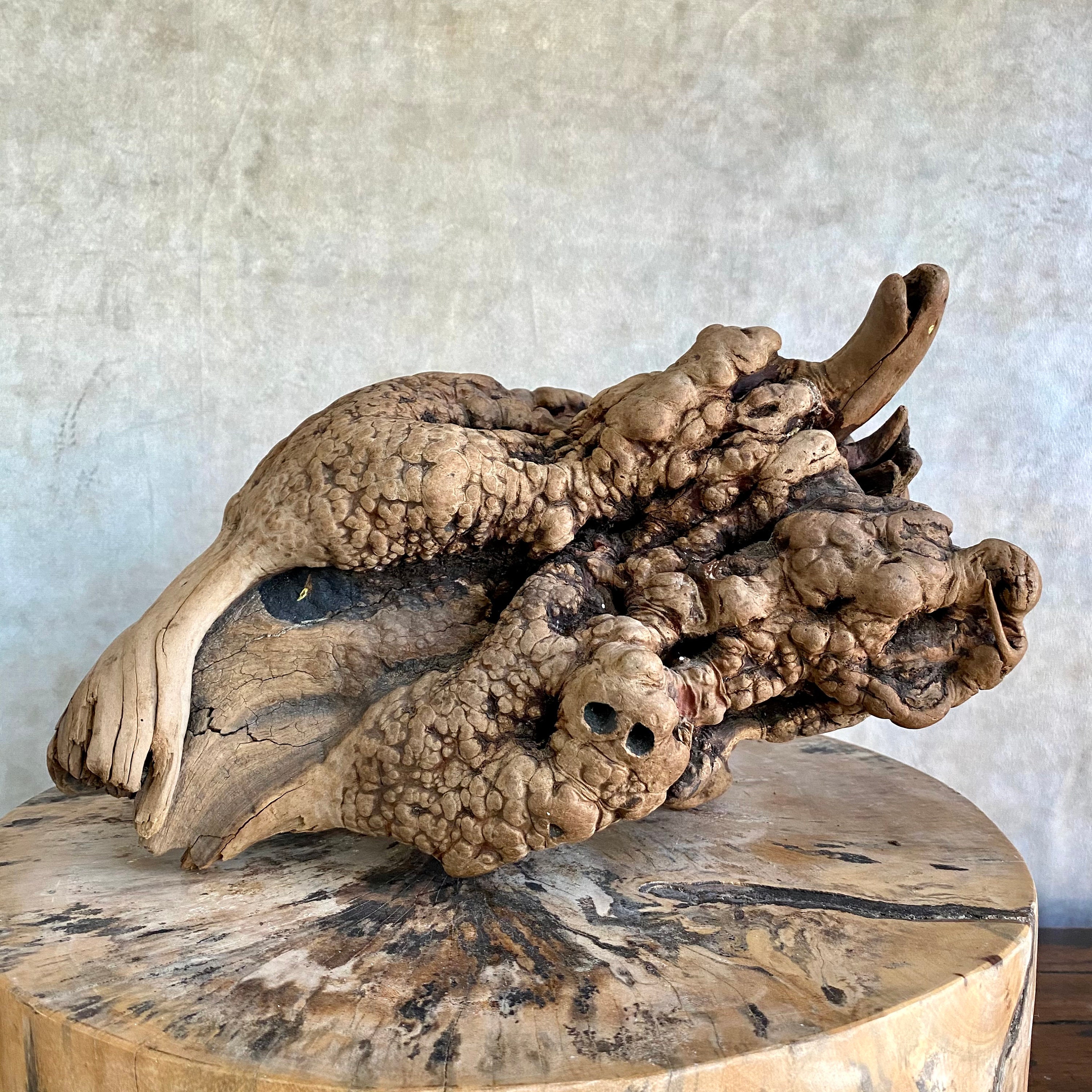 Rustic Tree Burl Troll Sculpture Handcarved Wood Art Carved - Etsy