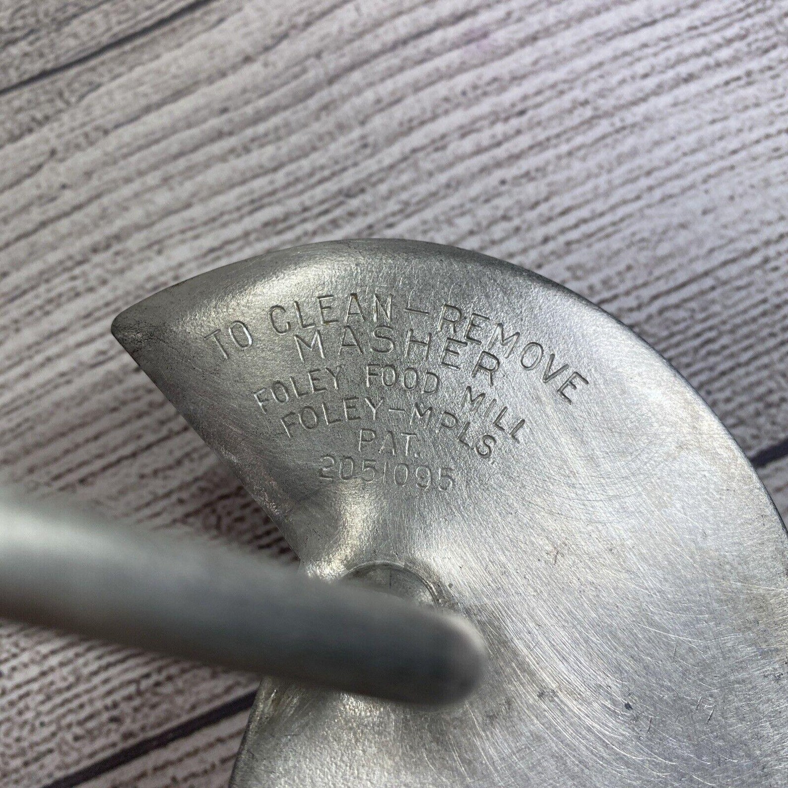 Vintage FOLEY FOOD MILL Aluminum Pat. 2051095 Ricer Masher Strainer ...