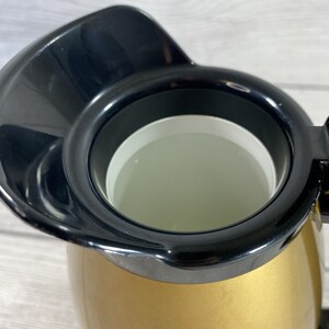 Thermo Serv Coffee Carafe Diner Server Insulated Pitcher Gold Vintage ...
