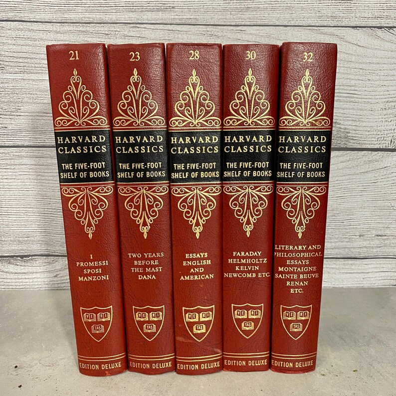 Harvard Classics the Five Foot Shelf of Books, Red, Vol. 21, 23, 28, 30 ...