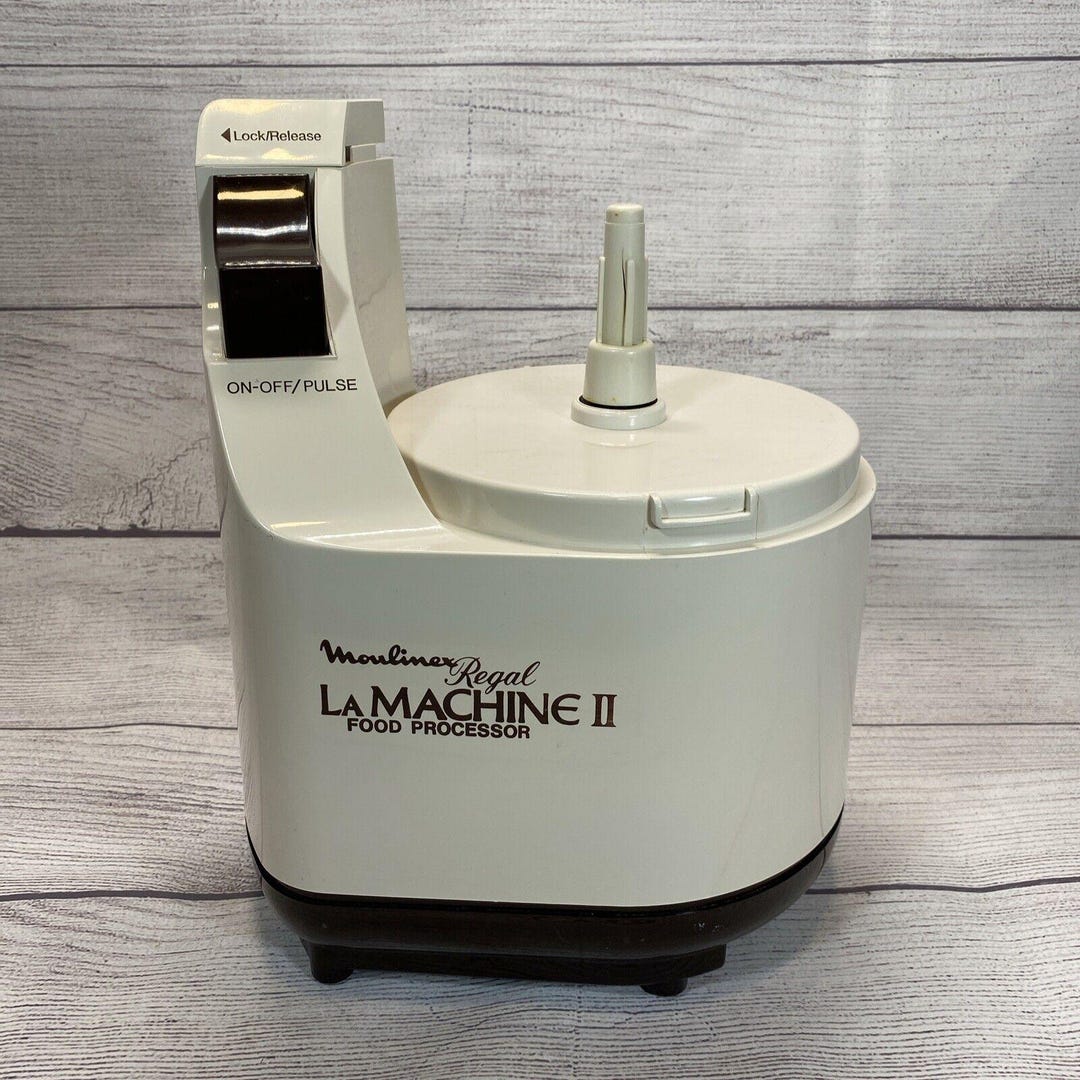 Vintage Moulinex Regal La Machine II Food Processor Model LM2 BASE ...