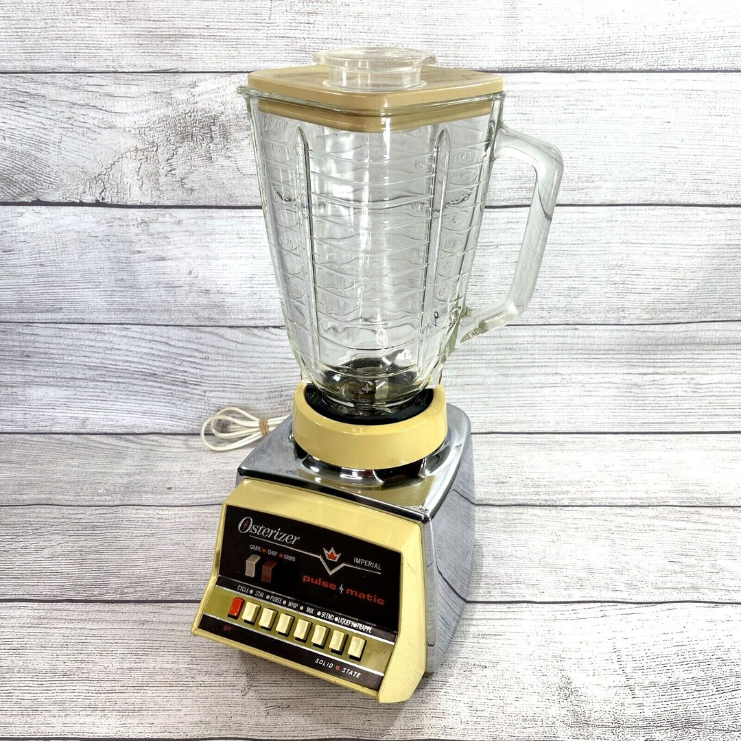 Oster Osterizer Imperial Pulse-matic Blender MODEL 658 Harvest Gold ...