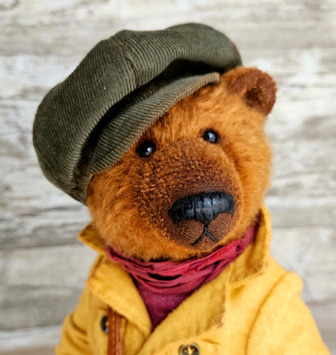 OOAK Teddy Bear, Mohair Teddy Bear, Stuffed Teddy, Collectible Bear - Etsy