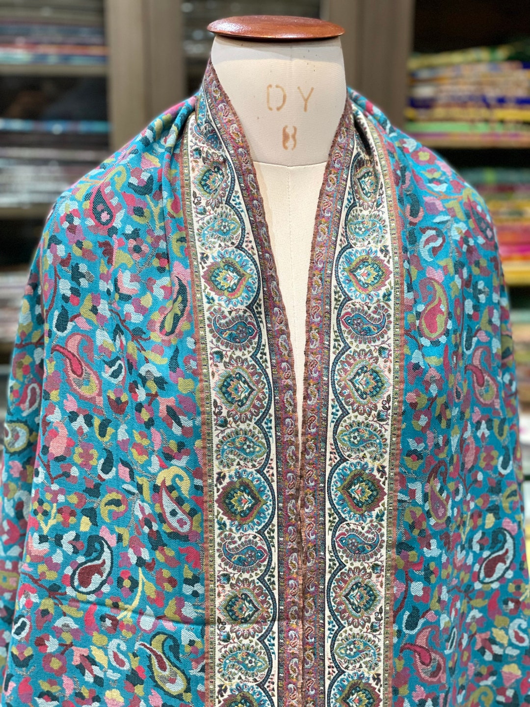 Pure Cashmere Kashmiri Kani Shawl, Pashmina Shawl, Cashmere Pashmina ...