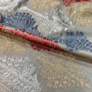 Kashmiri Pure Cashmere Embroidered Scarf, Designer Kashmiri Shawl ...