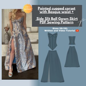 Ball Gown Pattern - Etsy