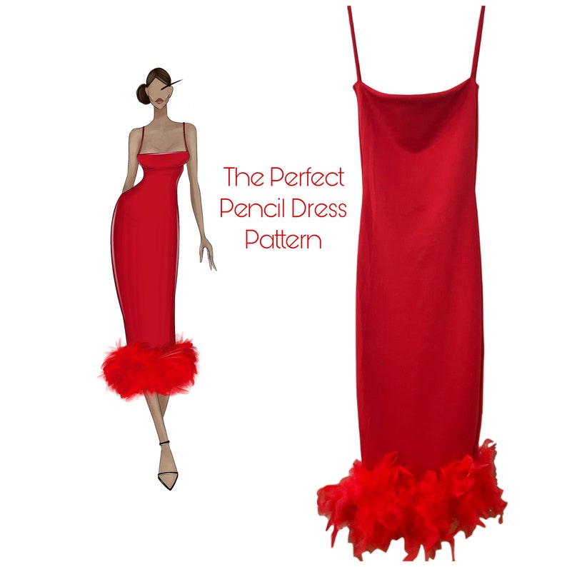 Cocktail Dress Pattern Etsy