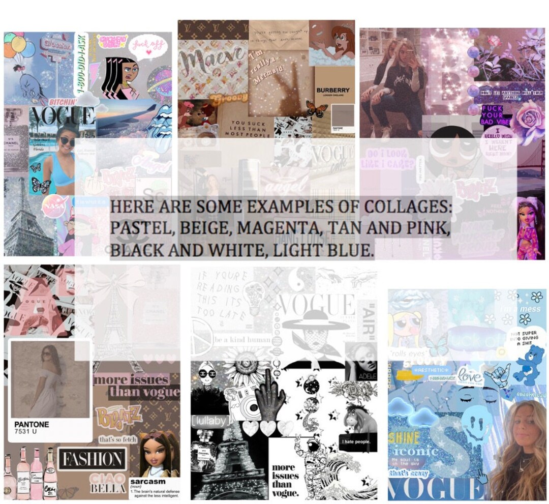 Rectangular Downloadable Customized Collage - Etsy