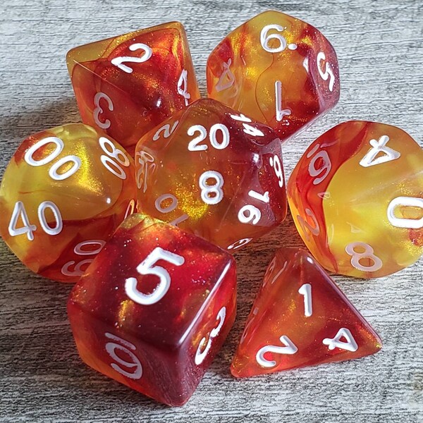 Fireball Dice - Etsy