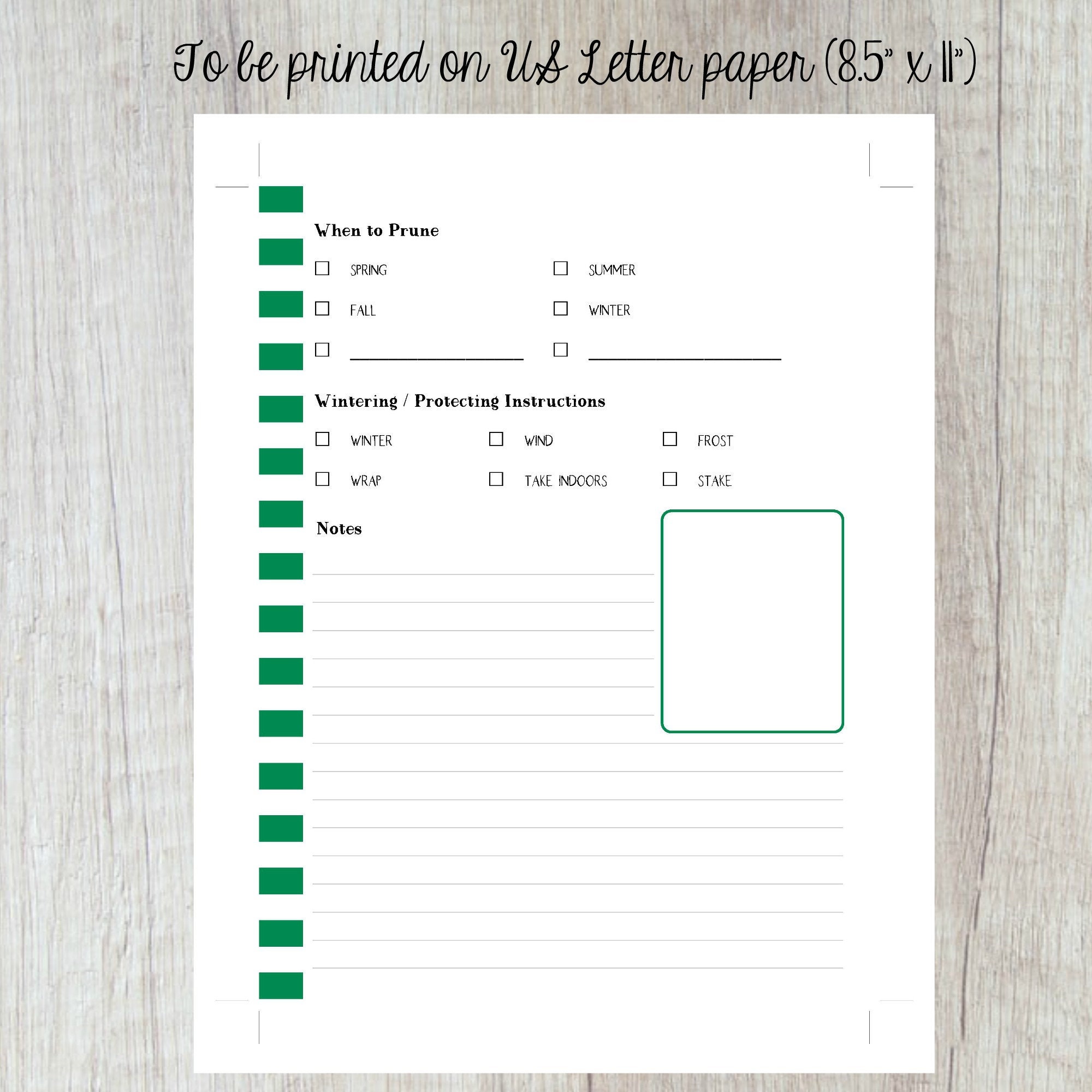 Garden Planner, Garden Insert, Happy Planner, Garden Printable, Garden ...