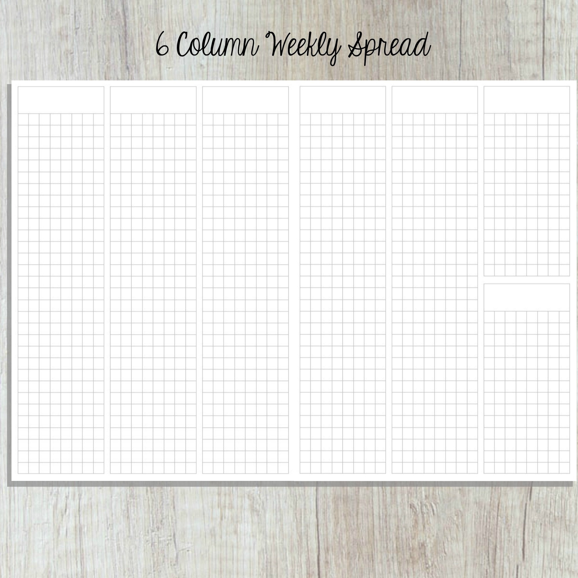 B6 Insert, B6 Planner, B6 Printable, Travelers Notebook, Print Pression ...