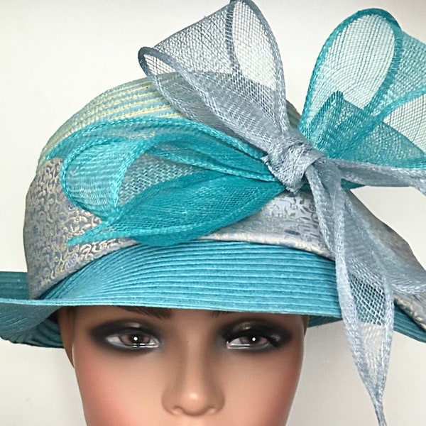 Baby Blue Derby Hat - Etsy