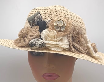 Ivory Church Hat - Etsy