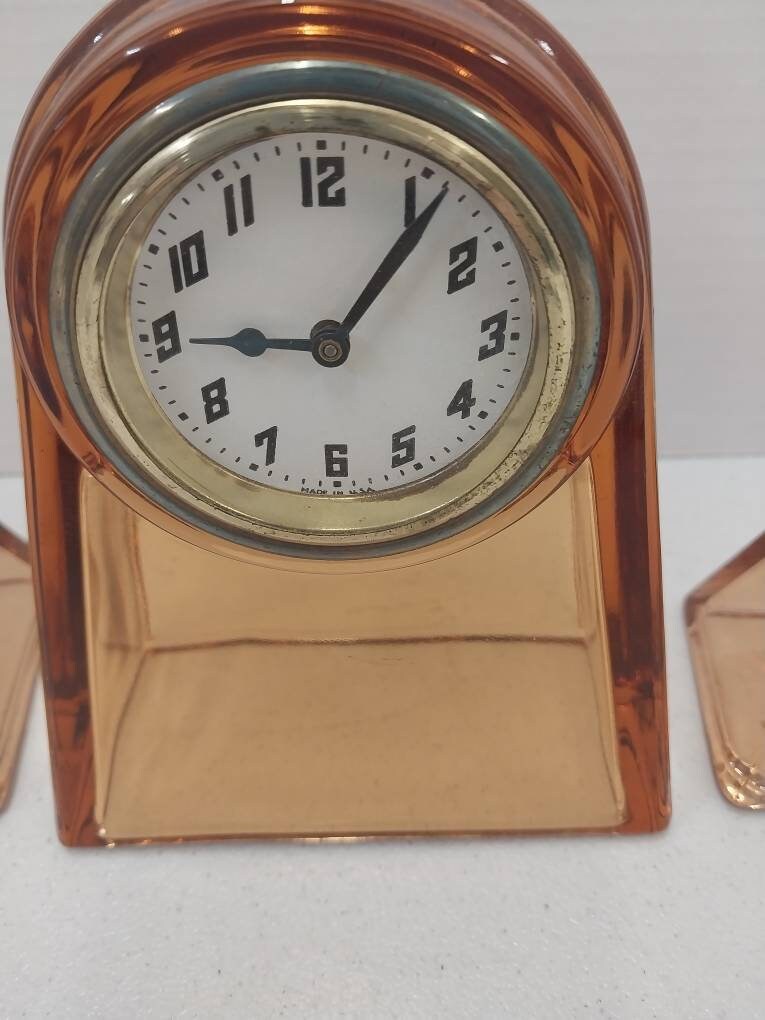 Working 1930s Amber Cambridge Clock Set - Etsy