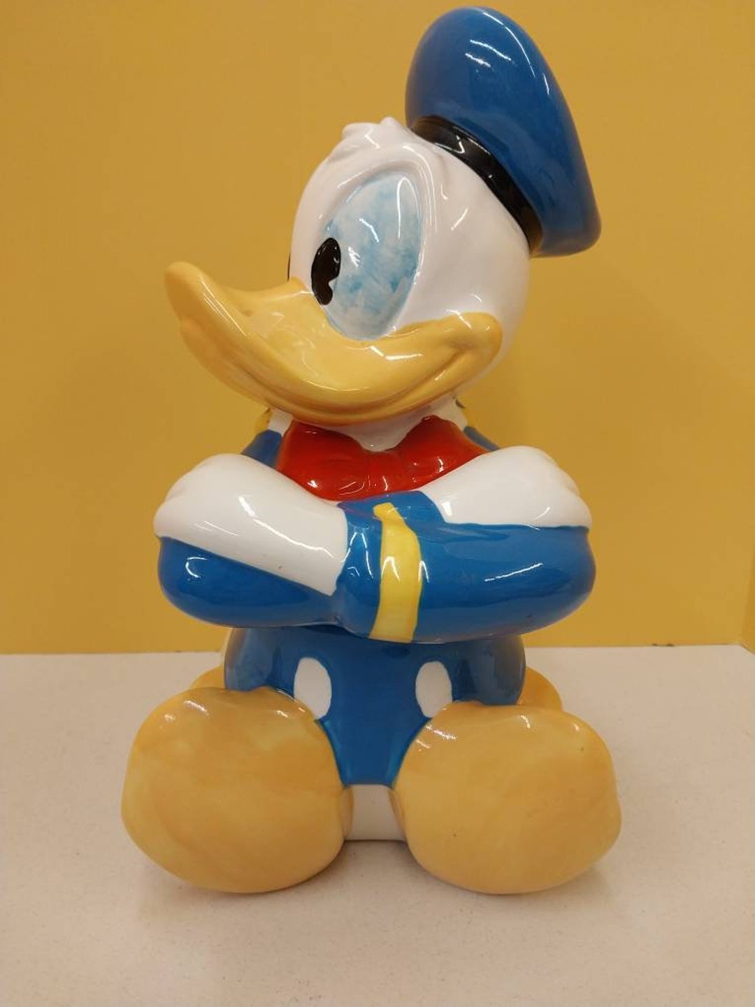 Walt Disney Rare Treasure Craft Donald Duck Cookie Jar - Etsy