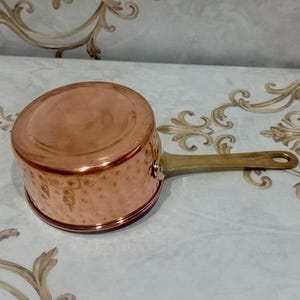 Pure Copper Cookware Set Serving Spoon copper Sauce Pan Set Copper ...