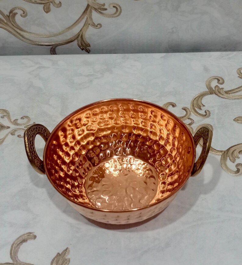 Pure Copper Cookware Set Serving Spoon copper Sauce Pan Set Copper ...