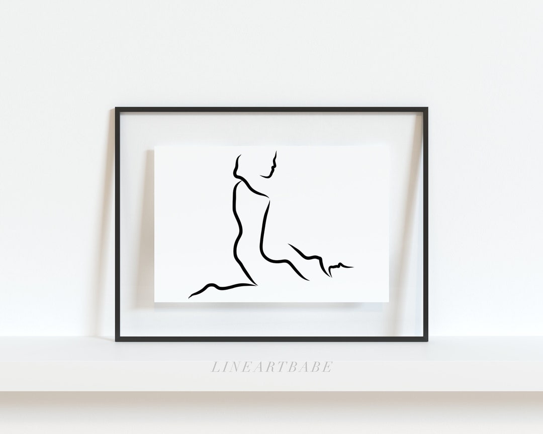 Minimalist Sex Print Erotic Line Art Couple Modern Art Wall Art Love Abstract Sex Linear