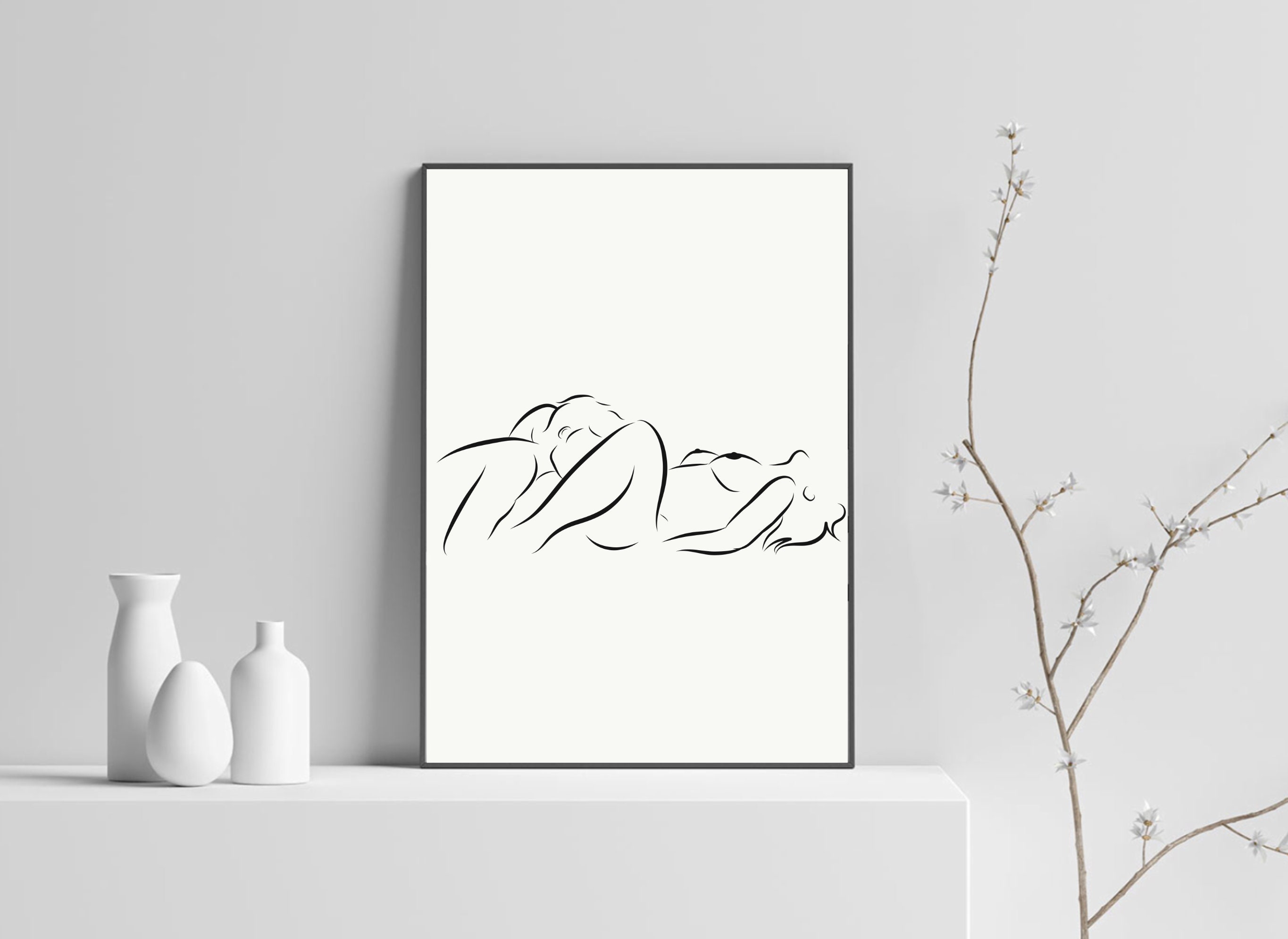 Minimalist Oral Sex, Erotic Line Art, Oral Sex Art, Sensual Line Art ...