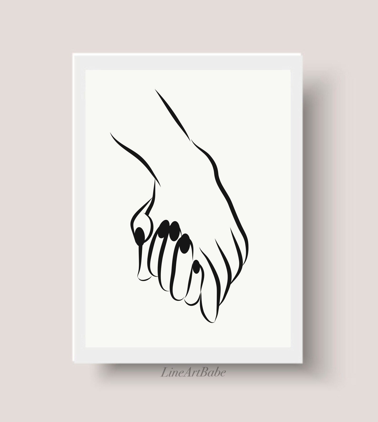Holding Hands, Line Art, Romantic Couple Drawing, Intimacy Drawing ...