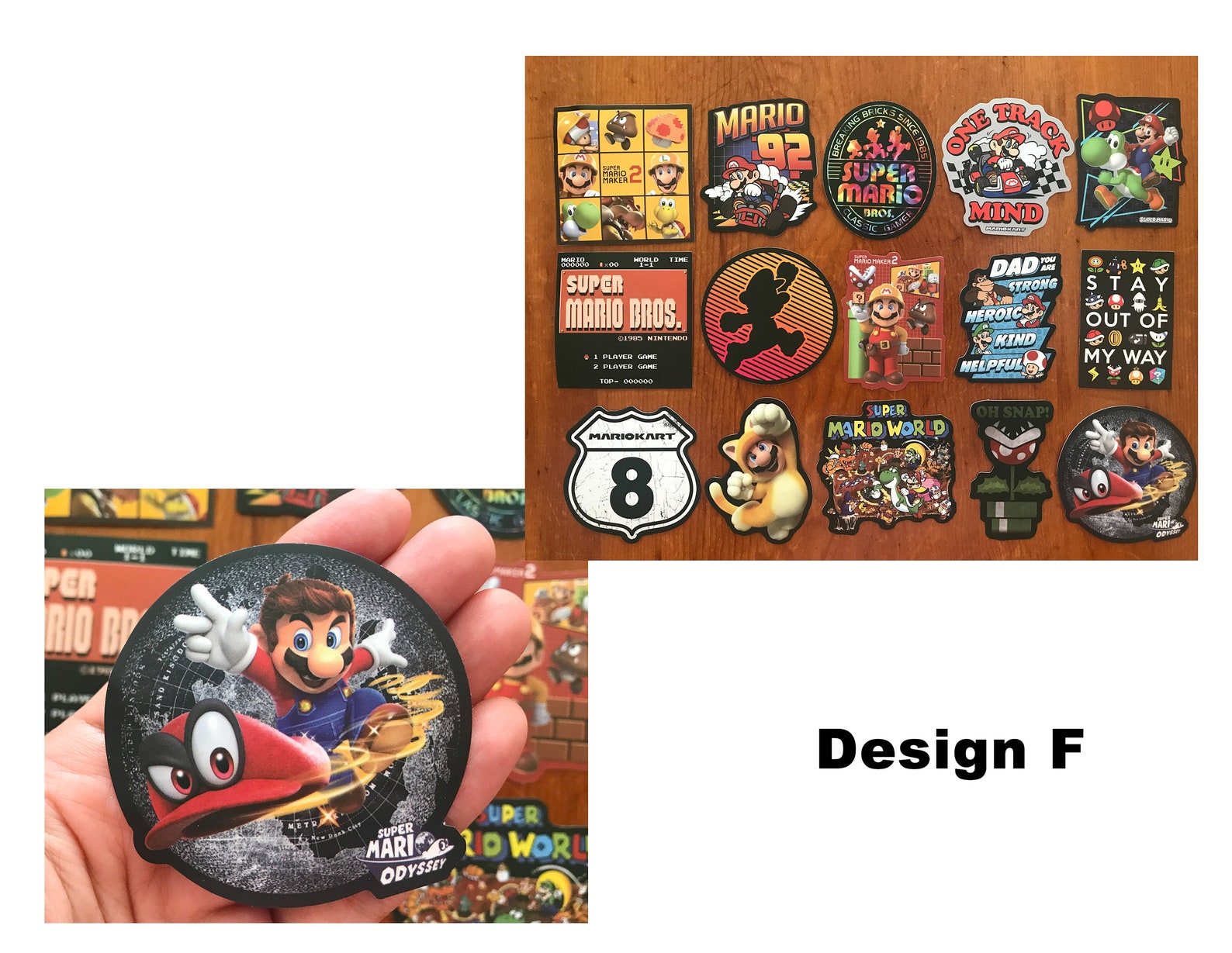 15pcs Super Mario Sticker Bomb Pack Super Mario Sticker | Etsy