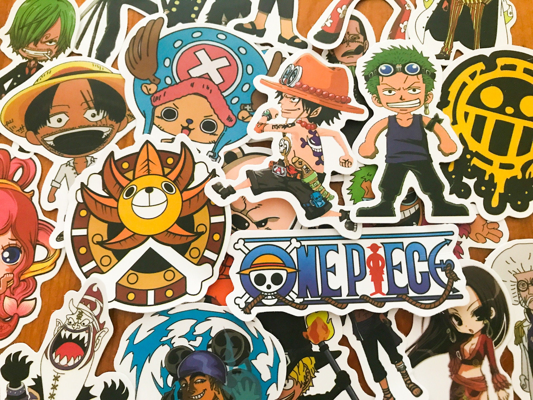 24 pcs One Piece Sticker Bomb Pack One Piece Sticker Bombing | Etsy