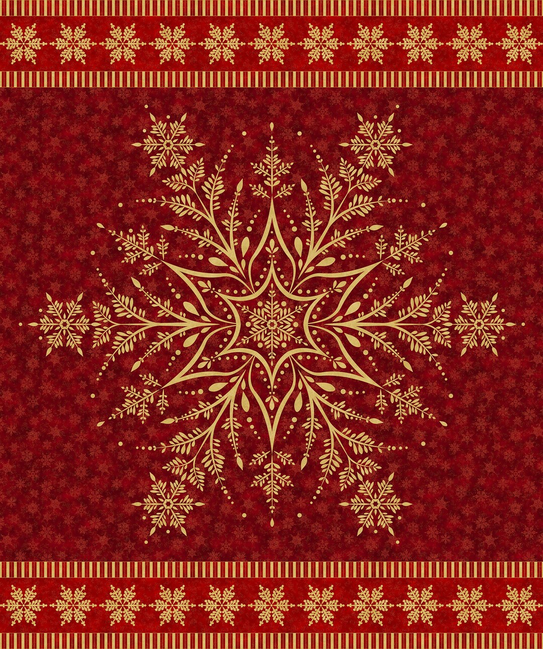 Assorted Metallic Snowflake Panel 36" or Crystal Ribbon Pattern ...