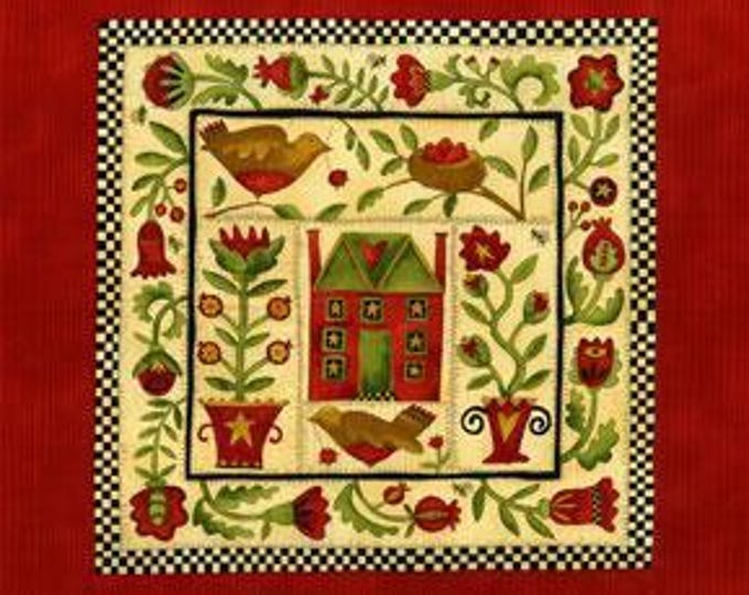 PTN 6040-11 Moda Round Robin Single Panel Poppy Red Moda Round Robin ...