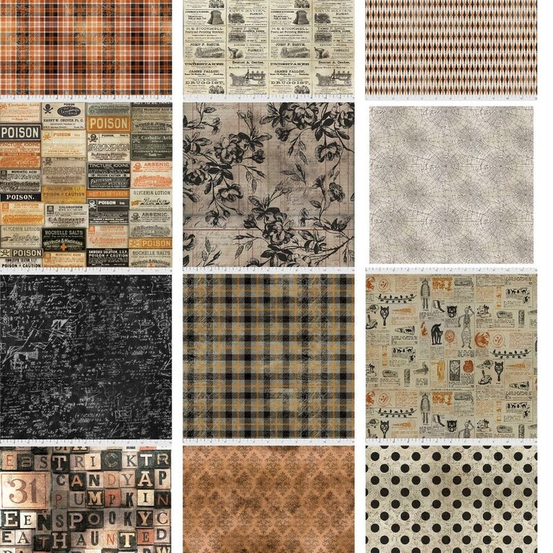Tim Holtz Fabric - Etsy