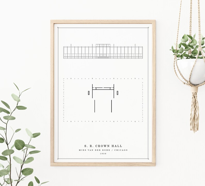 S. R. Crown Hall | Mies Van Der Rohe | Digital Download Architecture ...