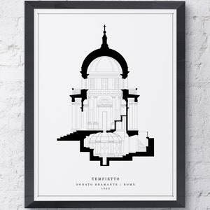 Tempietto | Donato Bramante | Digital Download Architecture Print ...