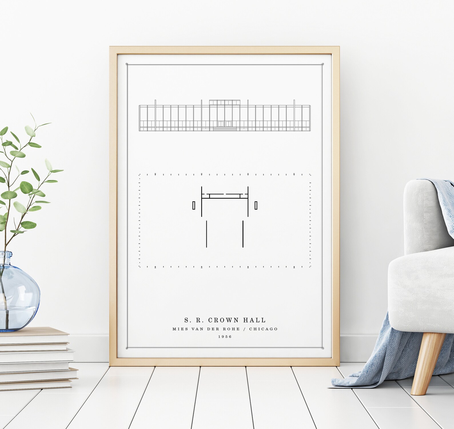 S. R. Crown Hall | Mies Van Der Rohe | Digital Download Architecture ...