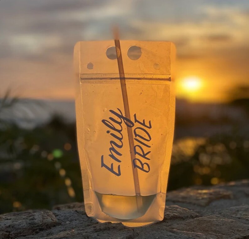 Drink Pouches Name and Title Booze Bag Custom Caprisun - Etsy
