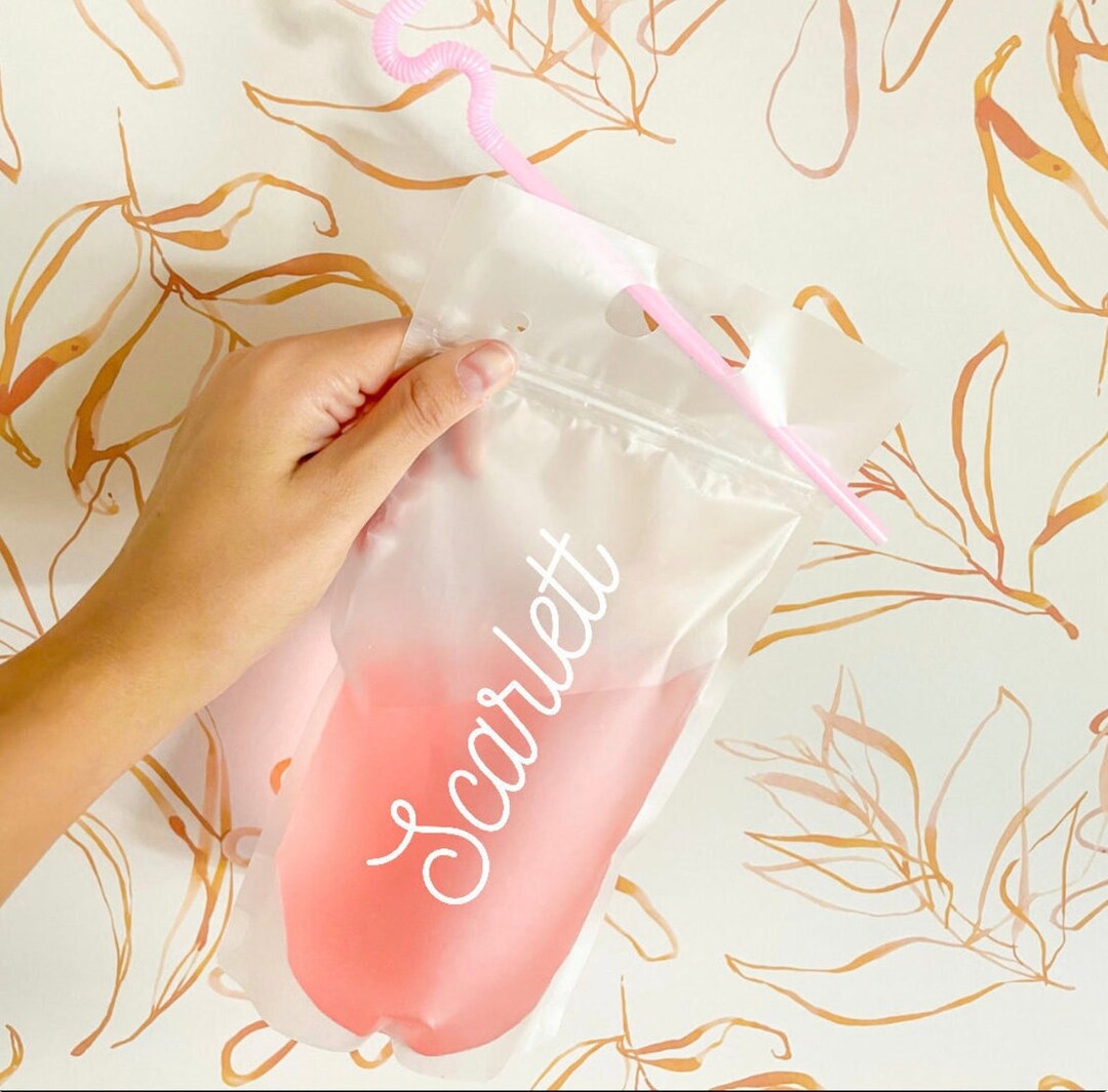 Drink Pouches, Booze Bag, Caprisun Pouches, Bachelorette Booze Bag ...