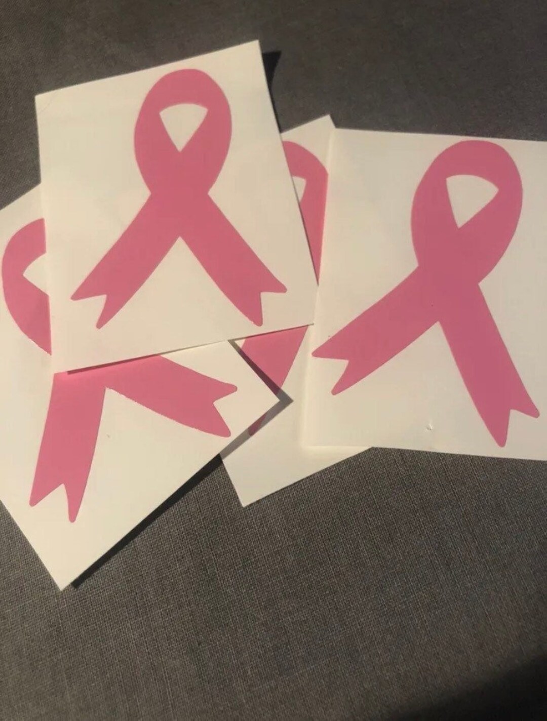 Small Ribbon Decals for Breast Cancer Awareness Vinyl Sticker - Etsy
