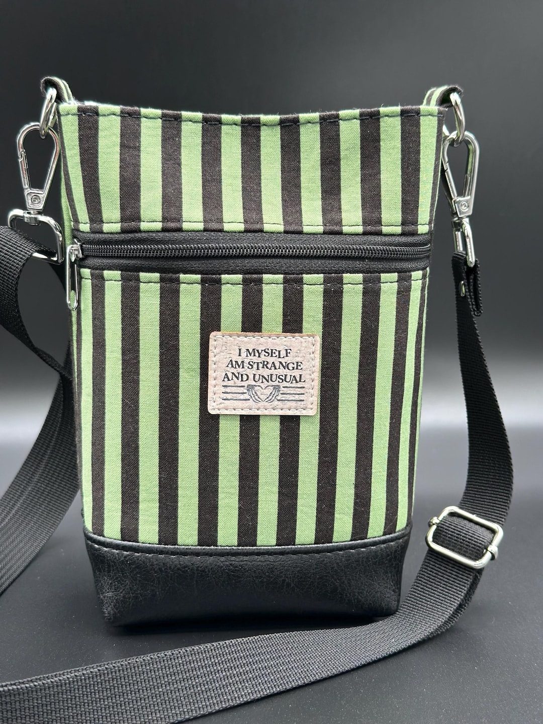 Bug Juice Cell Phone Crossbody Bag, Handmade Crossbody Bag, Strange and ...