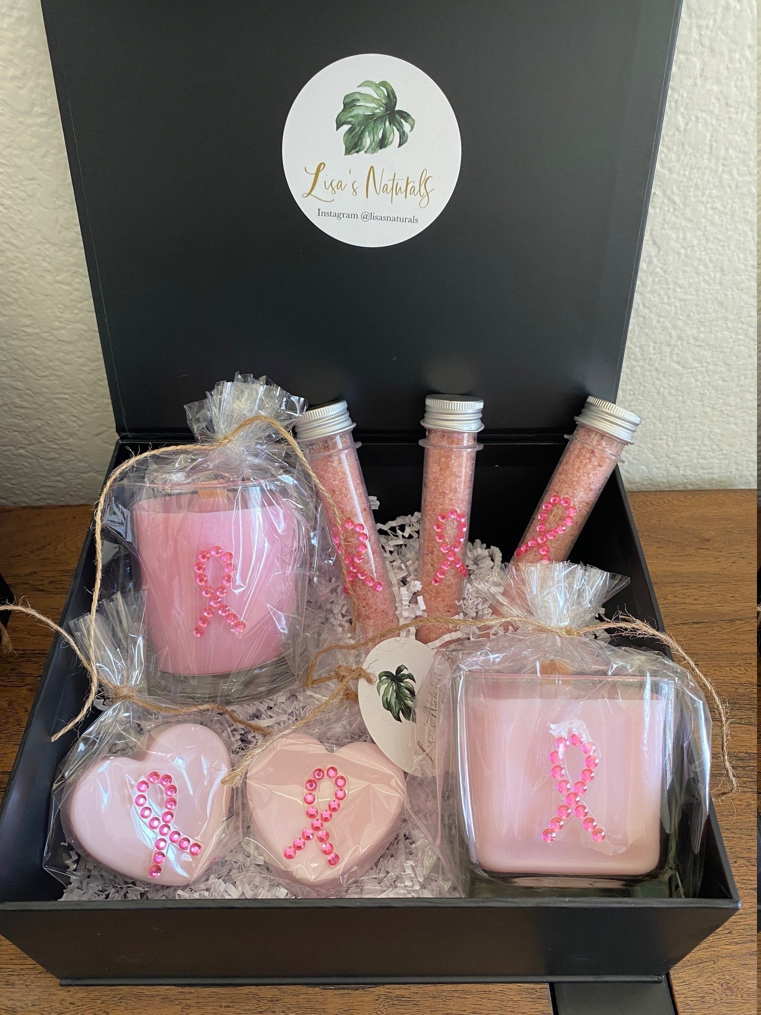 Gift Box Breast Cancer Awareness - Etsy