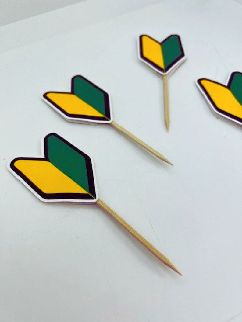 JDM Cake Topper, Japanese Cake Toppers, JDM Cake Design, Beginner Badge ...